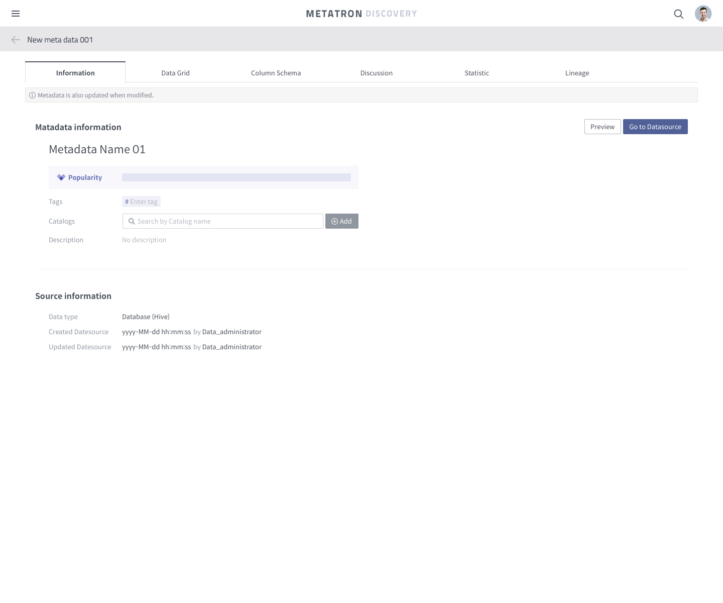 Improving UX between data source and metadata · Issue #2426 · metatron-app/metatron-discovery ...