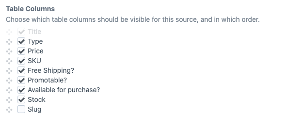 Allow for # of variants in table column. · Issue #1765 · craftcms/commerce · GitHub