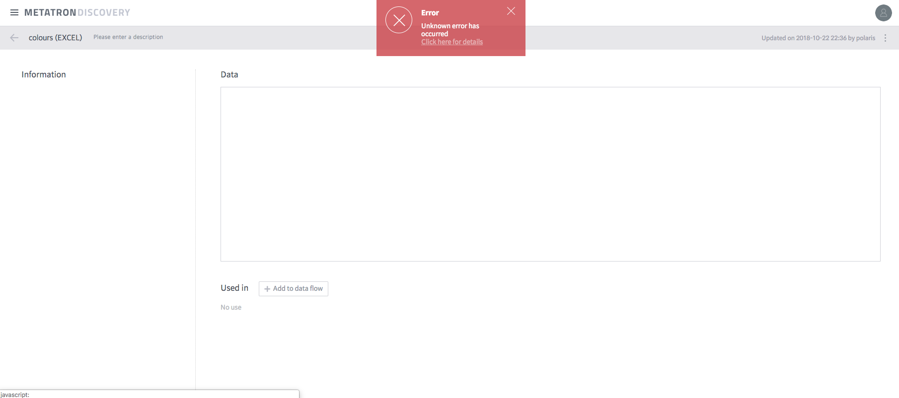 Improve file not found error message · Issue #522 · metatron-app/metatron-discovery · GitHub
