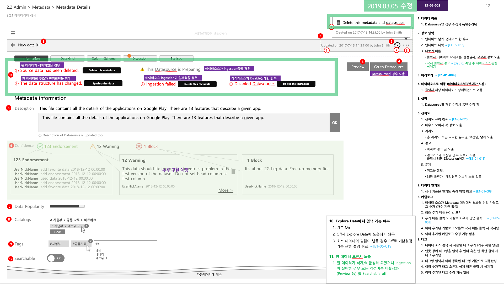 [MDM] Metadata synchronization policy of deleted data · Issue #1586 ...