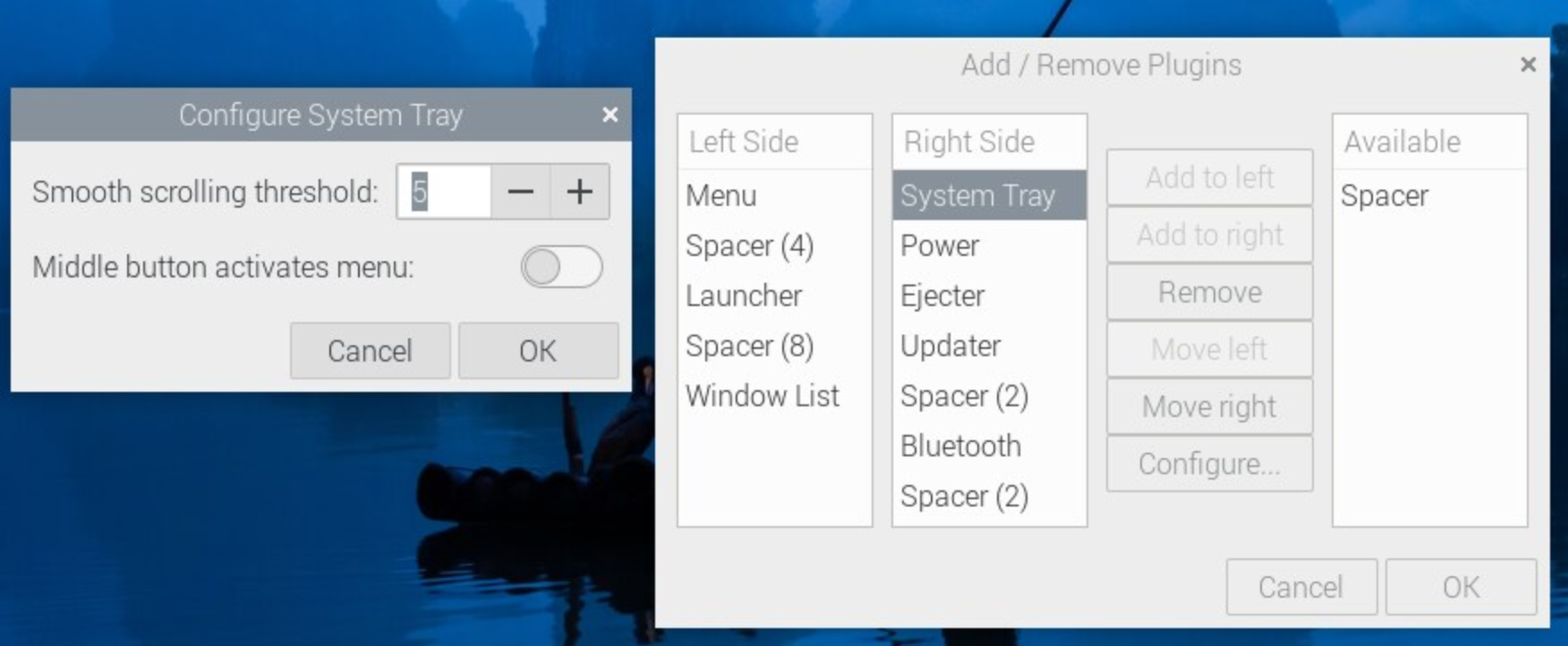 Questions about some setting items · Issue #5 · raspberrypi-ui/wf-panel-pi · GitHub