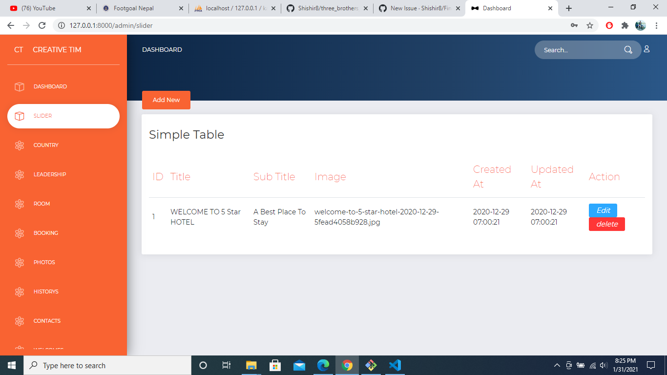 GitHub - shishirkarki/Three-Brothers-Hotels: This is hotel booking ...