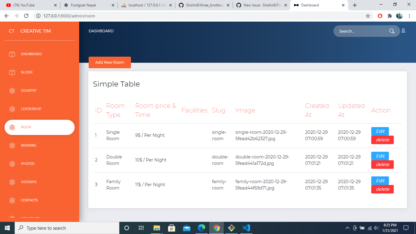 GitHub - shishirkarki/Three-Brothers-Hotels: This is hotel booking ...