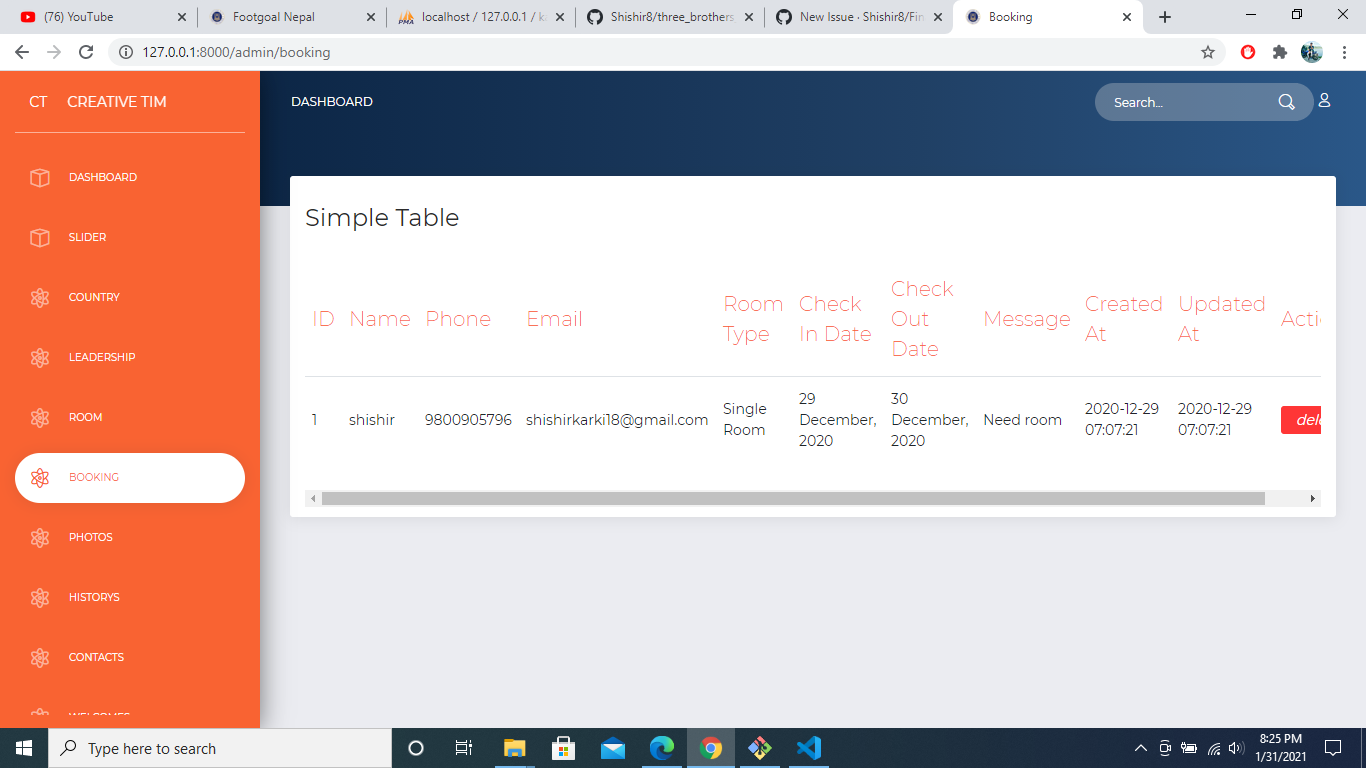 GitHub - shishirkarki/Three-Brothers-Hotels: This is hotel booking ...