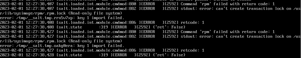 pkg.* seems to be broken for Salt SSH transactional minions · Issue #6560 · uyuni-project/uyuni ...