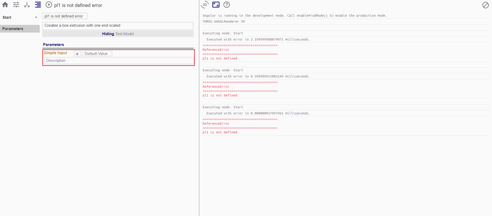 Simple Input Parameter Gives Undefined Error · Issue 213 · Design Automation Mobius Parametric