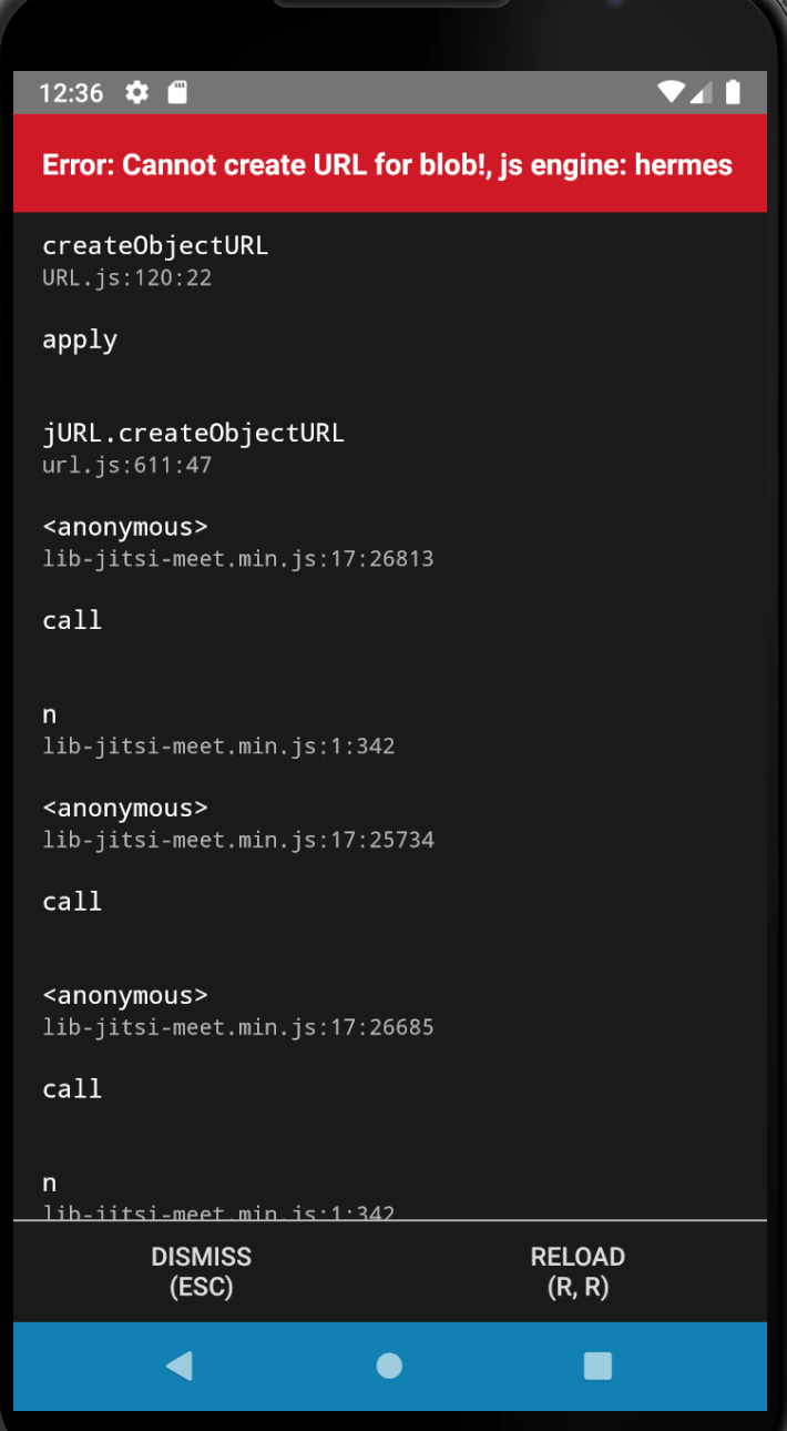 Error: Cannot create URL for blob!, js engine: hermes · Issue #6676 · jitsi/jitsi-meet · GitHub