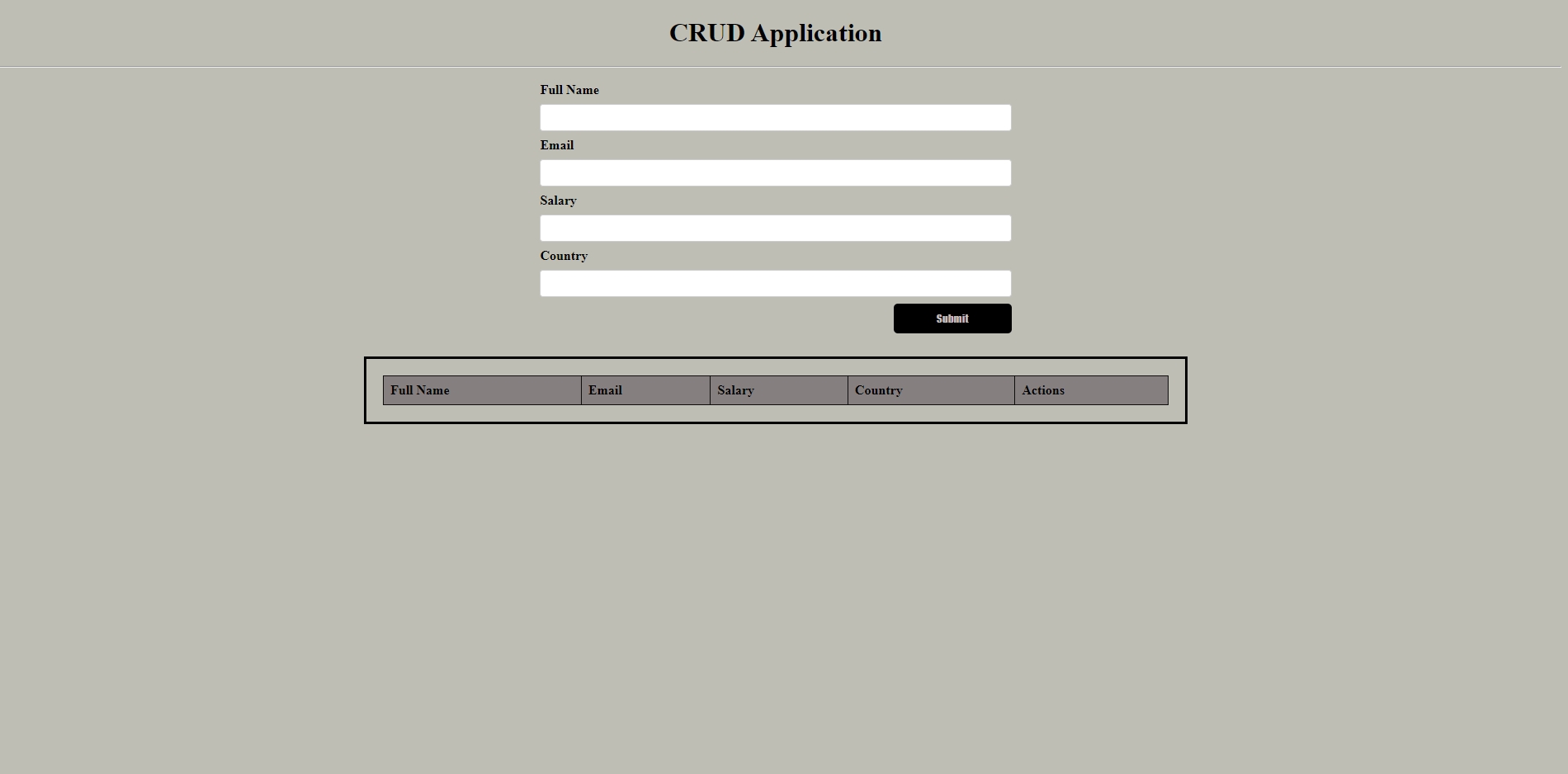 GitHub - hartl3y94/CRUD-Application: CRUD Application made with HTML ...