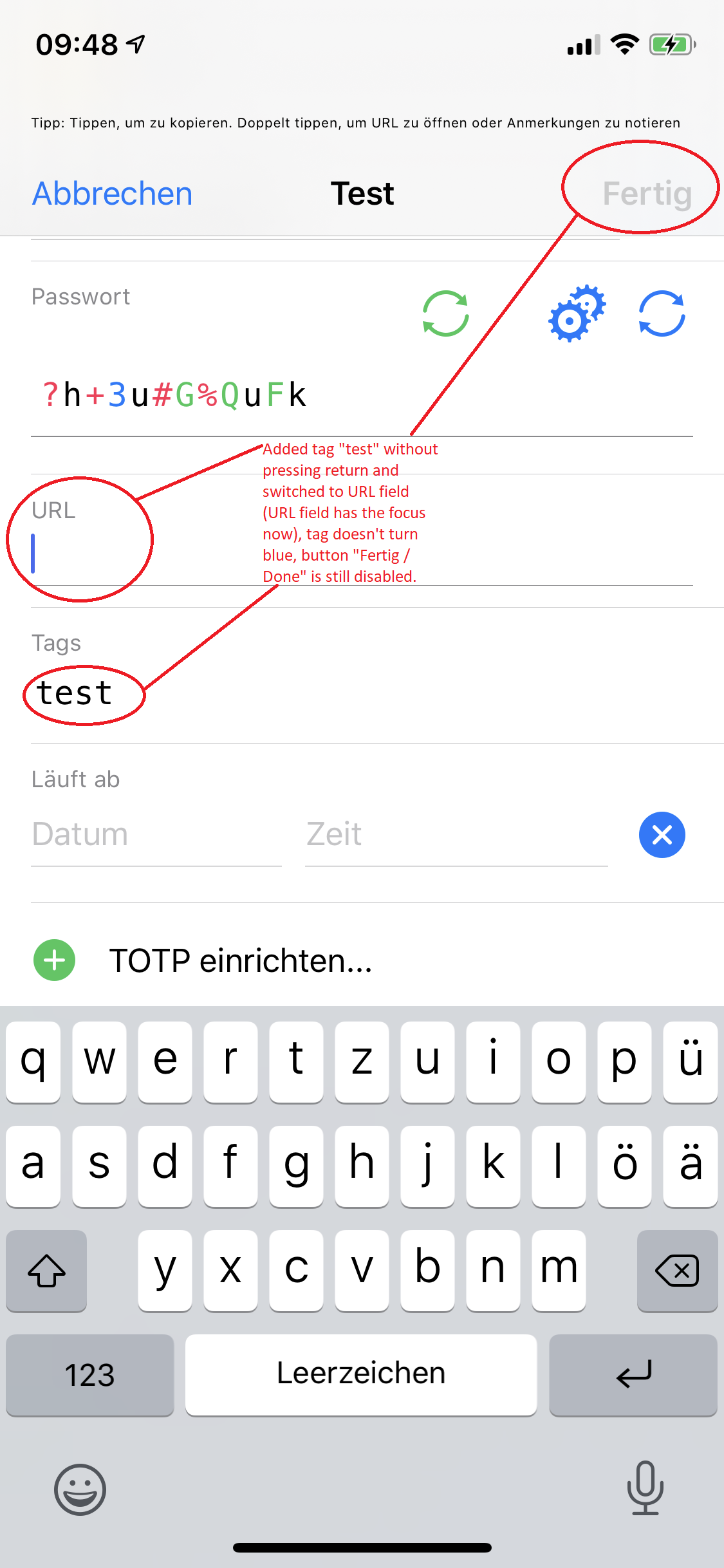 Adding A Single Tag Always Requires Return · Issue 313 · Strongbox Password Safestrongbox · Github