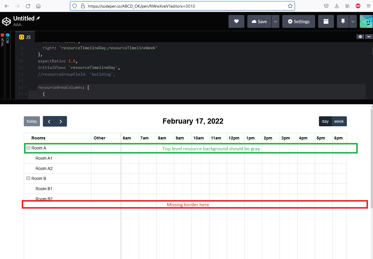 Missing borders below grouped resources when calendar is taller · Issue #6733 · fullcalendar ...