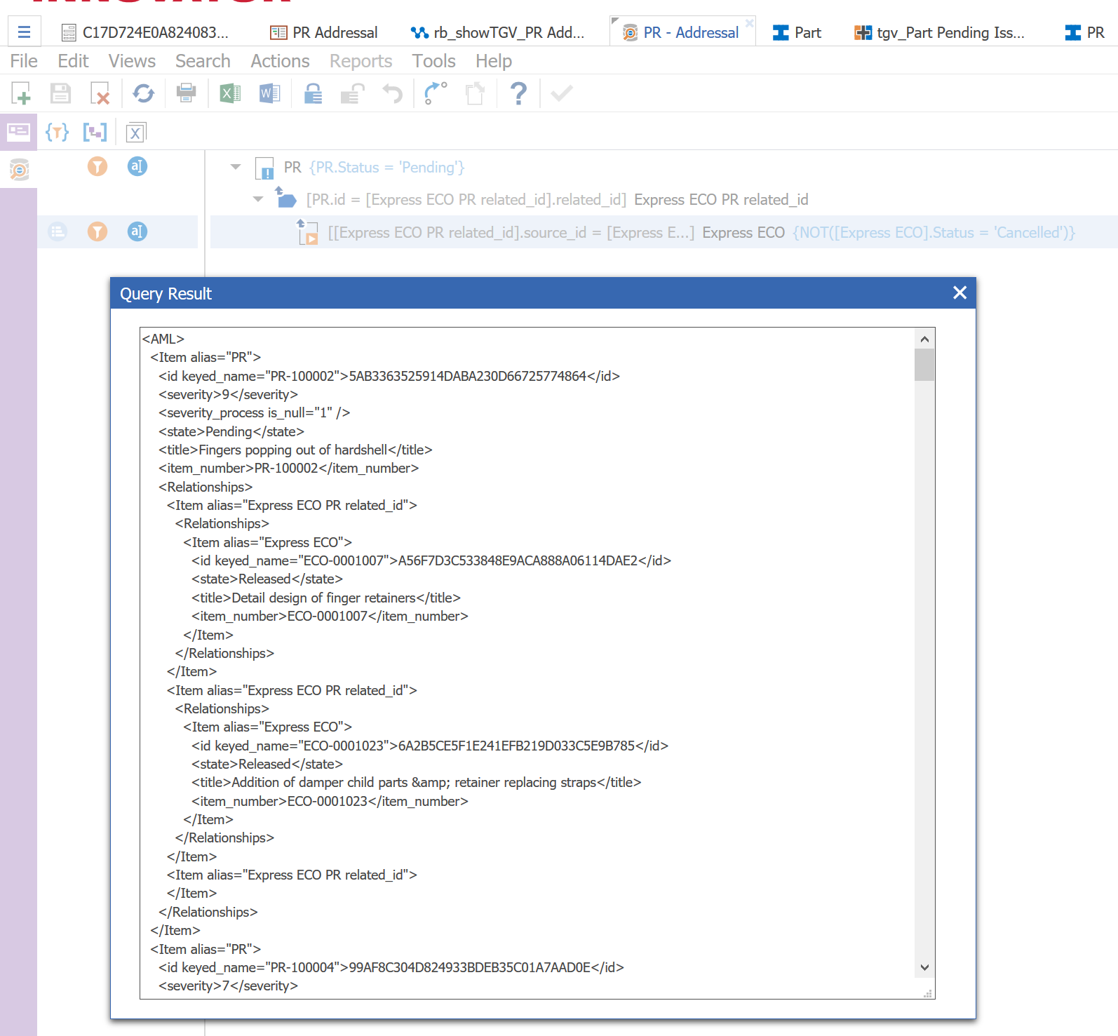 Help Needed With Starting Parameters For Showing Tree Grid View In Toc