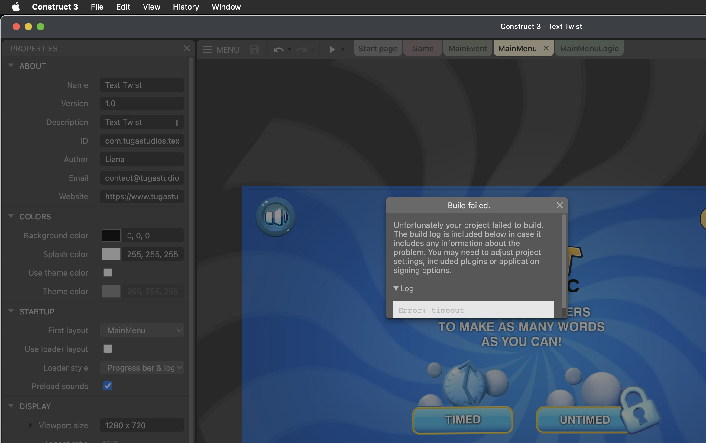 Issue When Exporting To Ios 16 Xcode Using Latest Version On Mac · Issue 7045 · Scirra