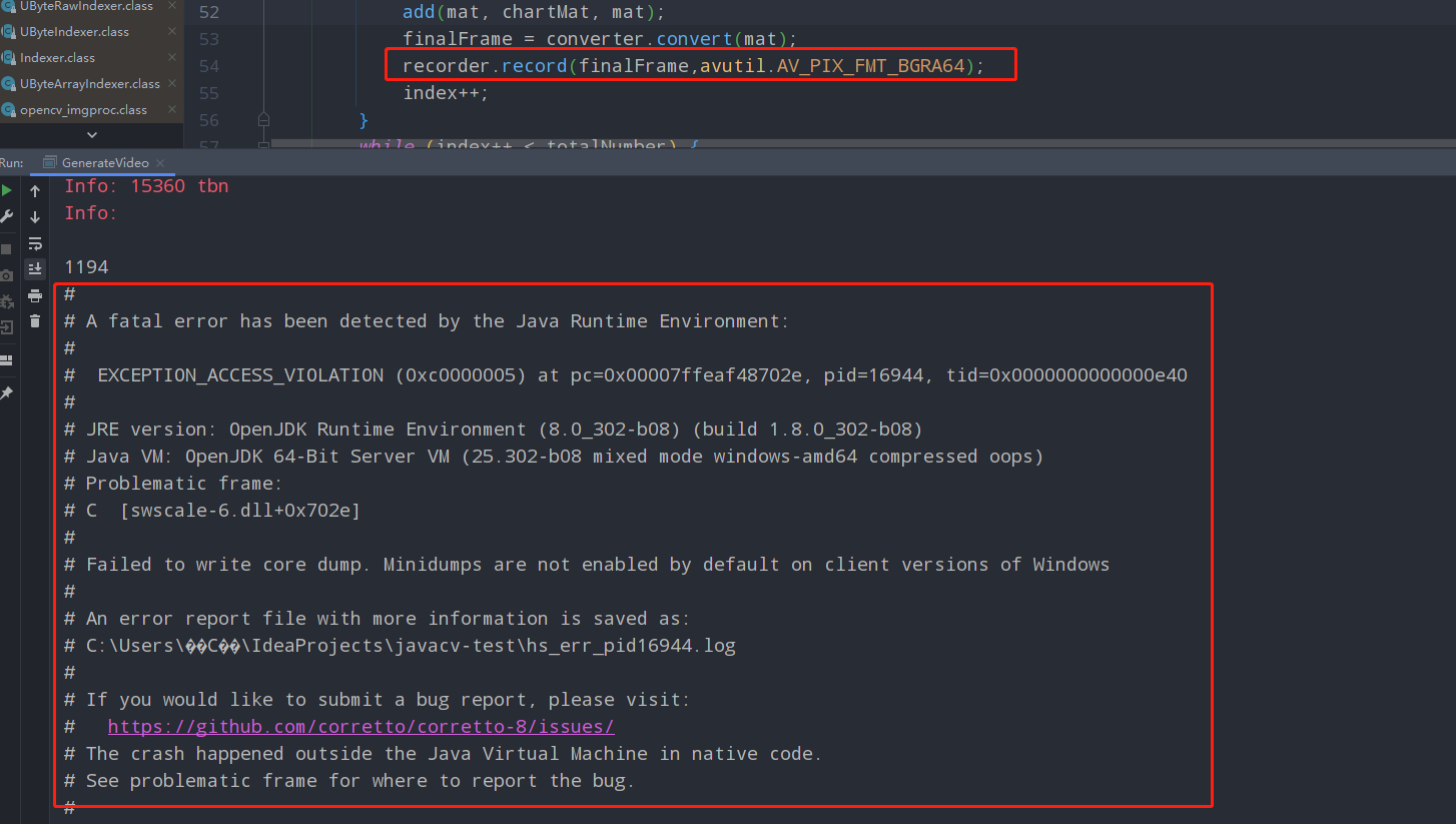 The video frame is inconsistent with the actual · Issue #1781 · bytedeco/javacv · GitHub