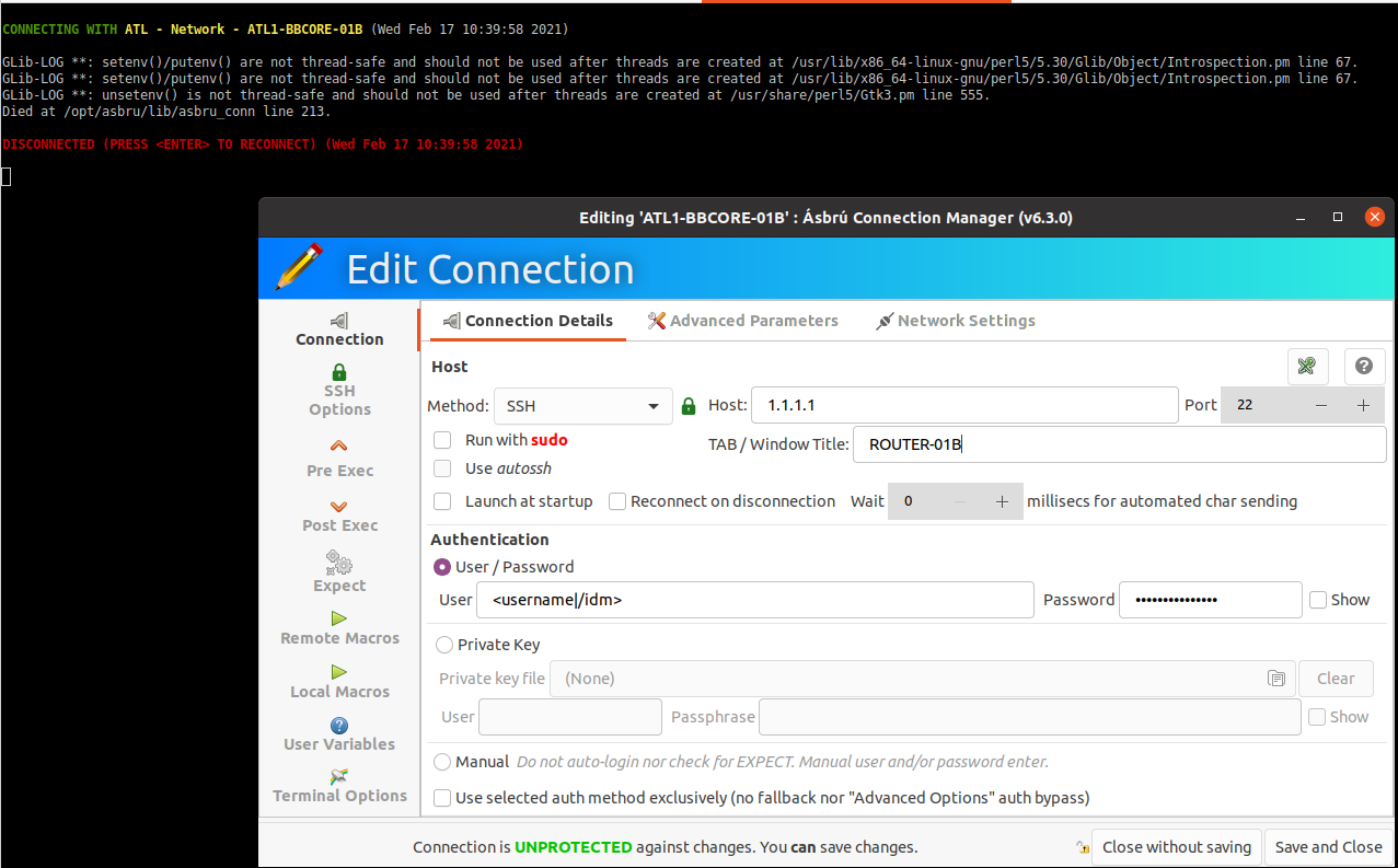 Connections using keePass no longer work · Issue #780 · asbru-cm/asbru-cm · GitHub