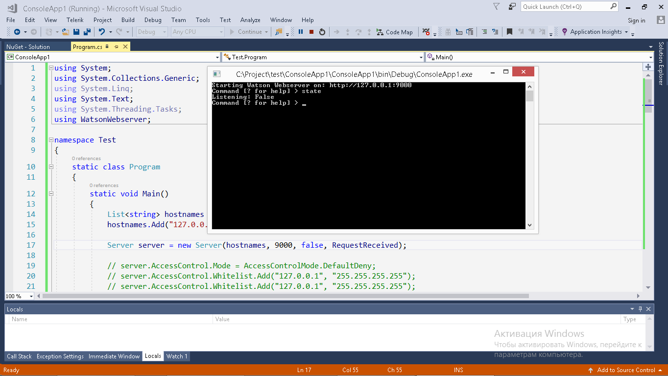Project NET Framework 4.6.2 upgrade Watson Webserver to 2.1.2 failed · Issue #22 · dotnet ...