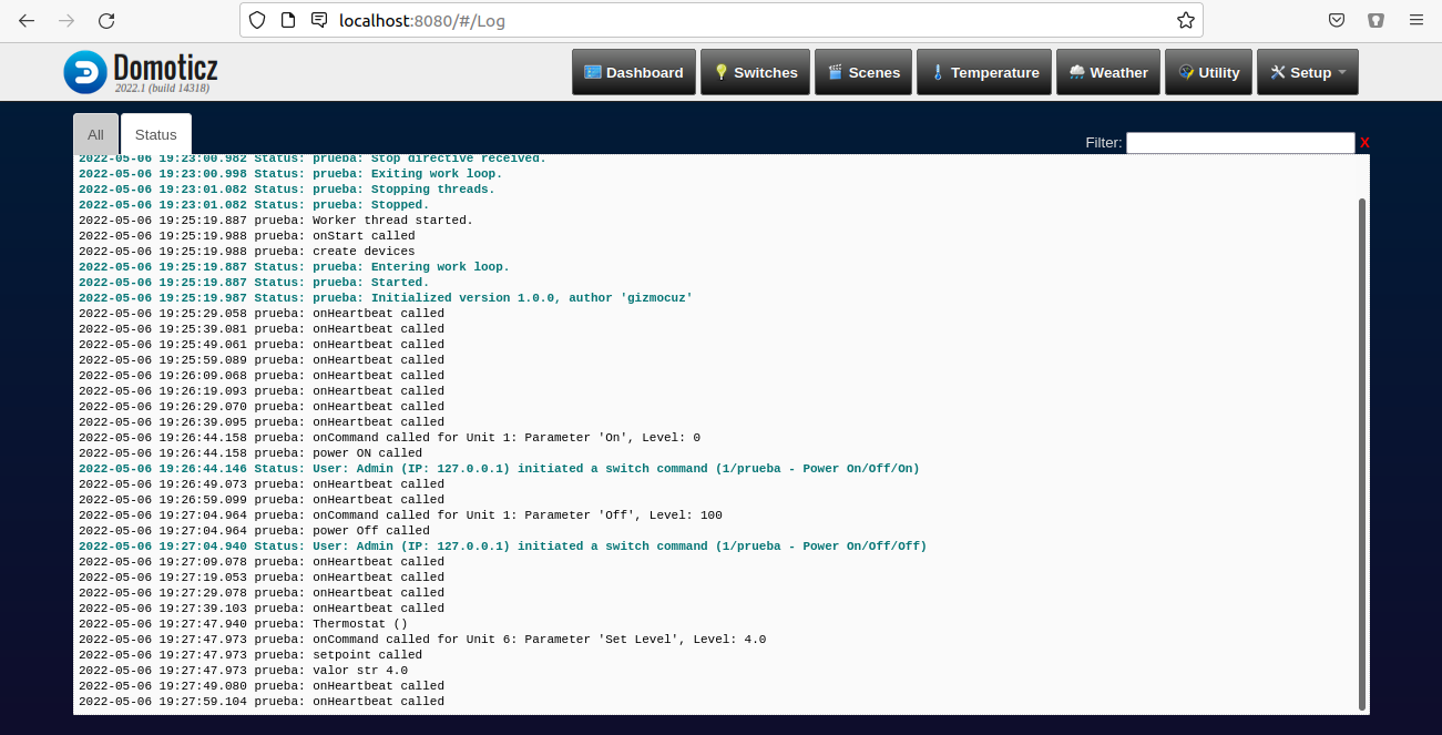 Problem With Device Thermostat Setpoint In Plugin · Issue 5229 · Domoticz Domoticz · Github