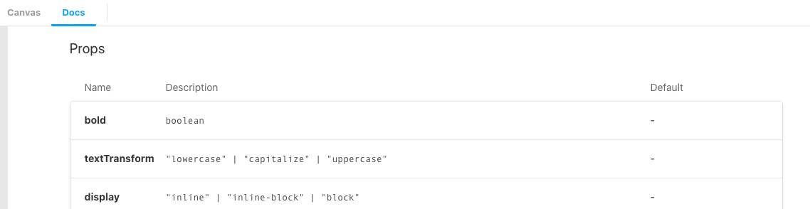 Props table issue from styled component interface in addon-blocks · Issue #9794 · storybookjs ...