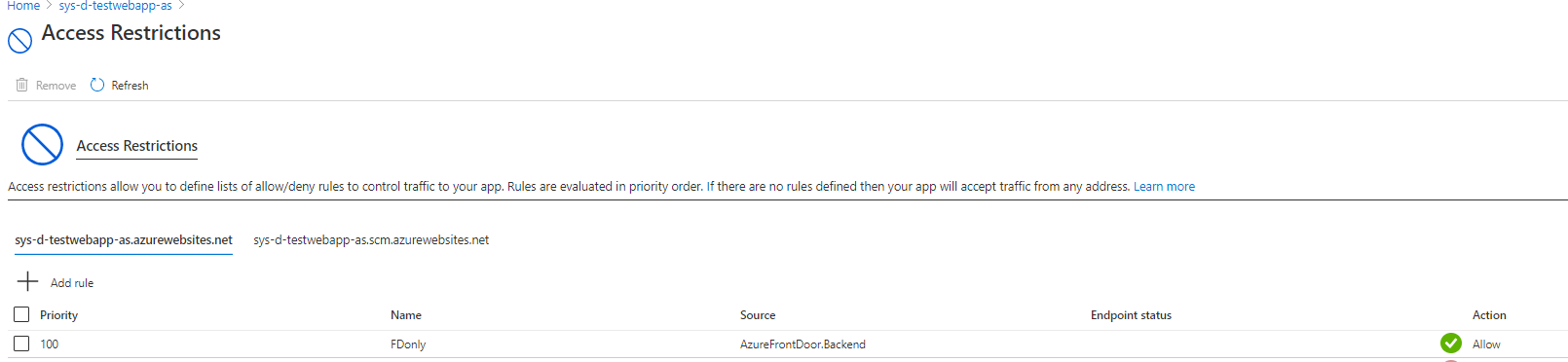 ip_restriction block in App_service missing "Service Tag" functionality · Issue #9380 ...