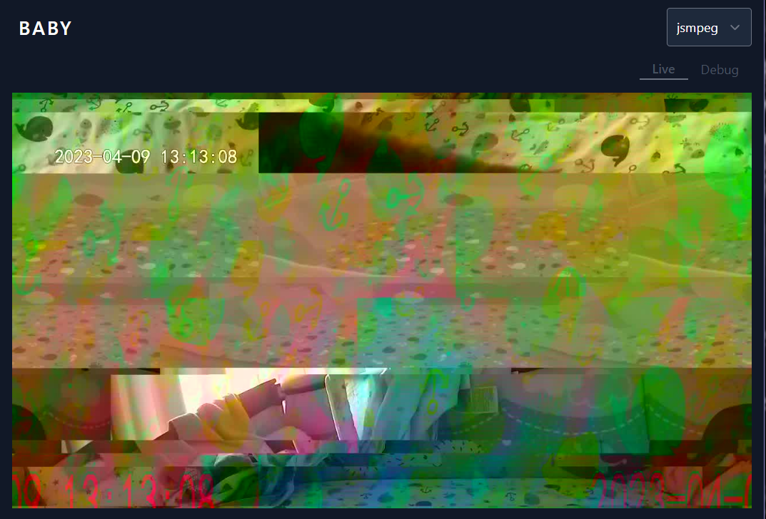 [Camera Support]: go2rtc restream jsmpeg corrupted · Issue #5958 · blakeblackshear/frigate · GitHub