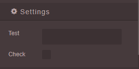 If you add a checkbox trait, it does not render correctly in the settings panel unless there is ...