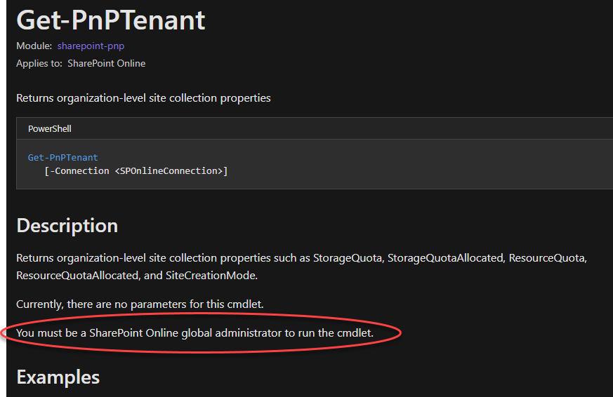 Documentation: What is a "SharePoint Online global administrator?" · Issue #2477 · pnp/PnP ...