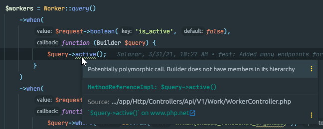 Can T Generate Eloquent Helper Code For Many Databases · Issue 279 · Laravel Idea Plugin · Github