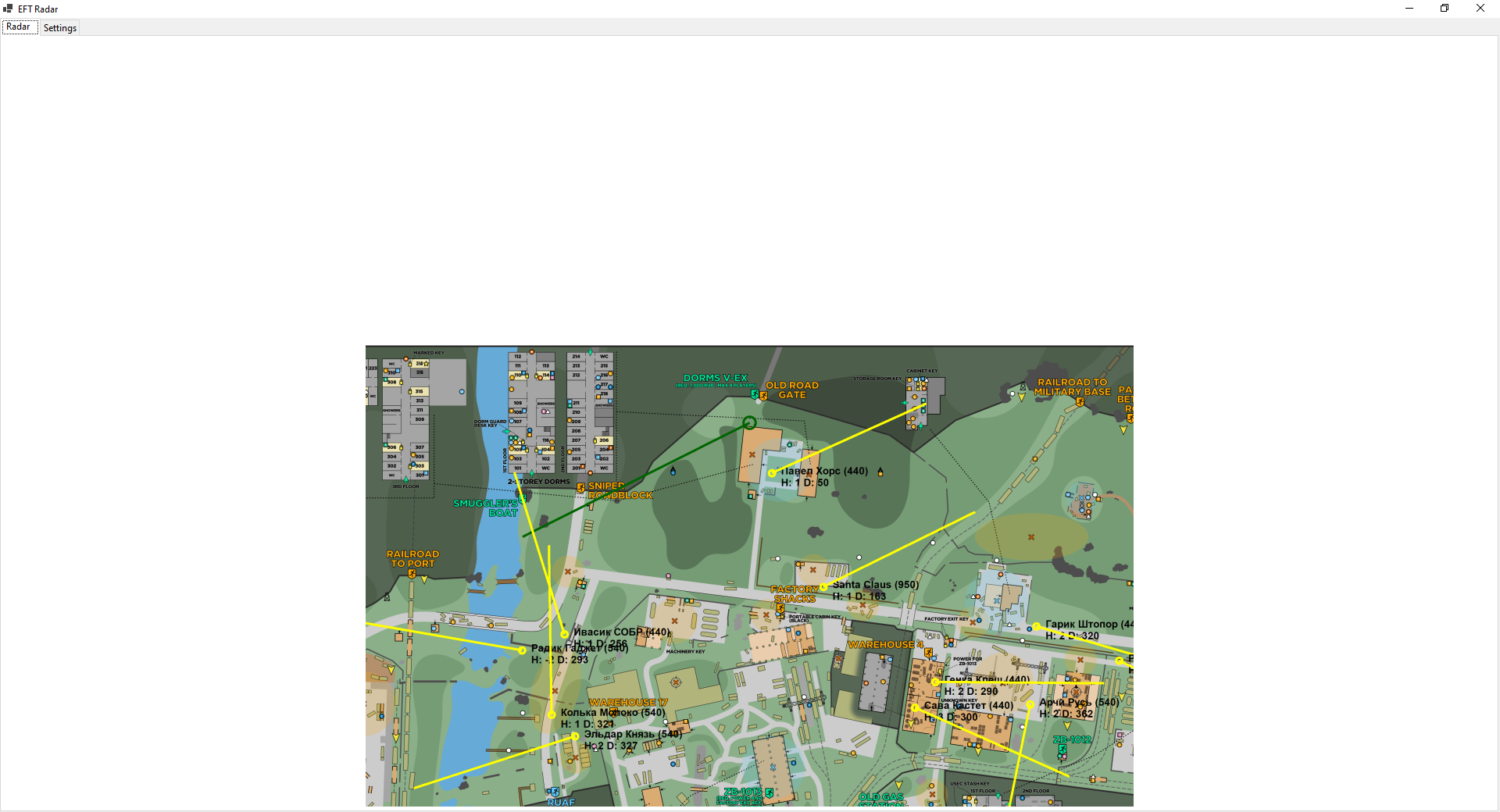 GitHub - CaS1ow/eft-dma-radar: EFT | Work-in-progress | semi-working