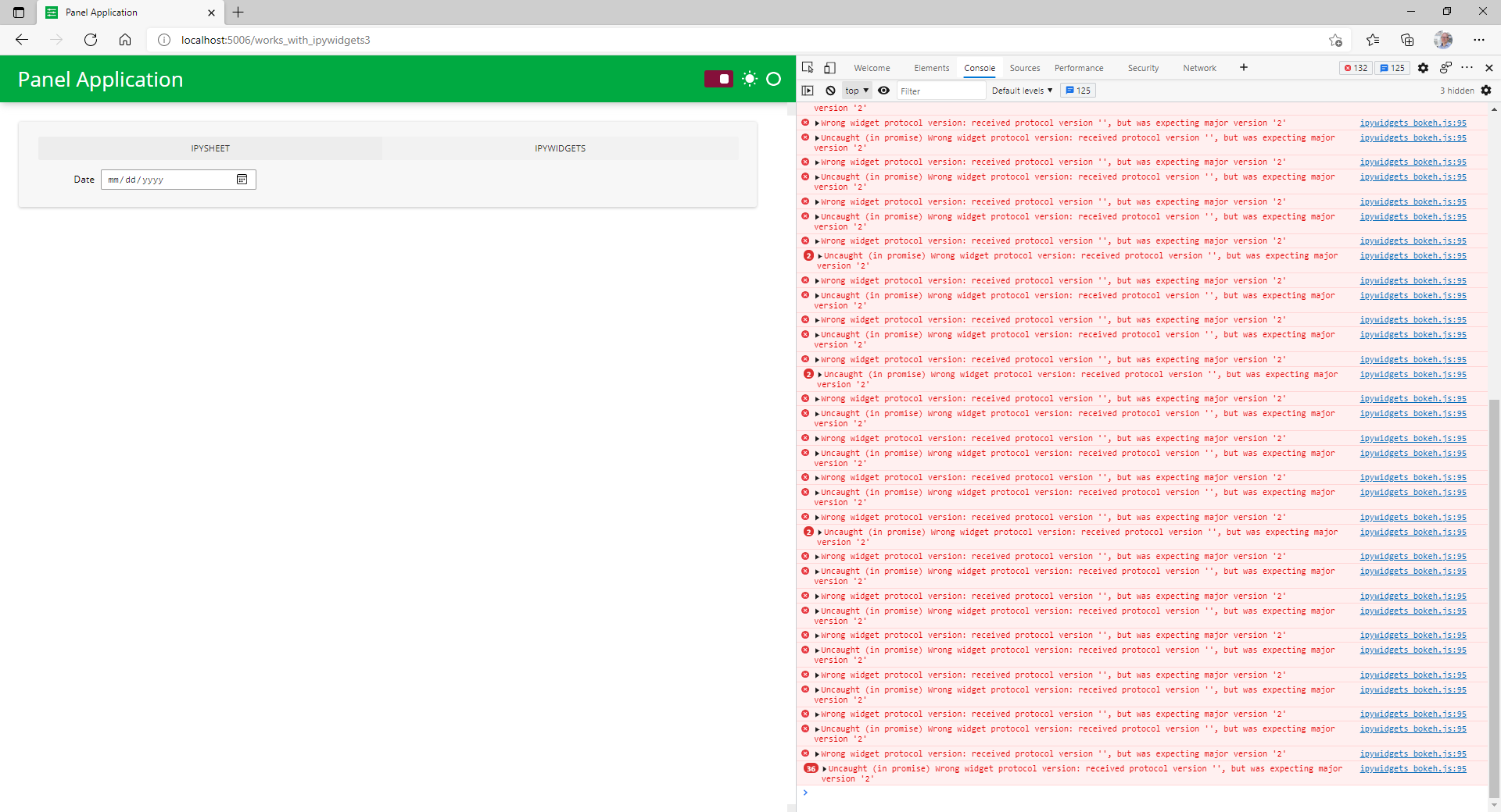 IPysheet comms not working if added dynamically · Issue #2633 · holoviz/panel · GitHub