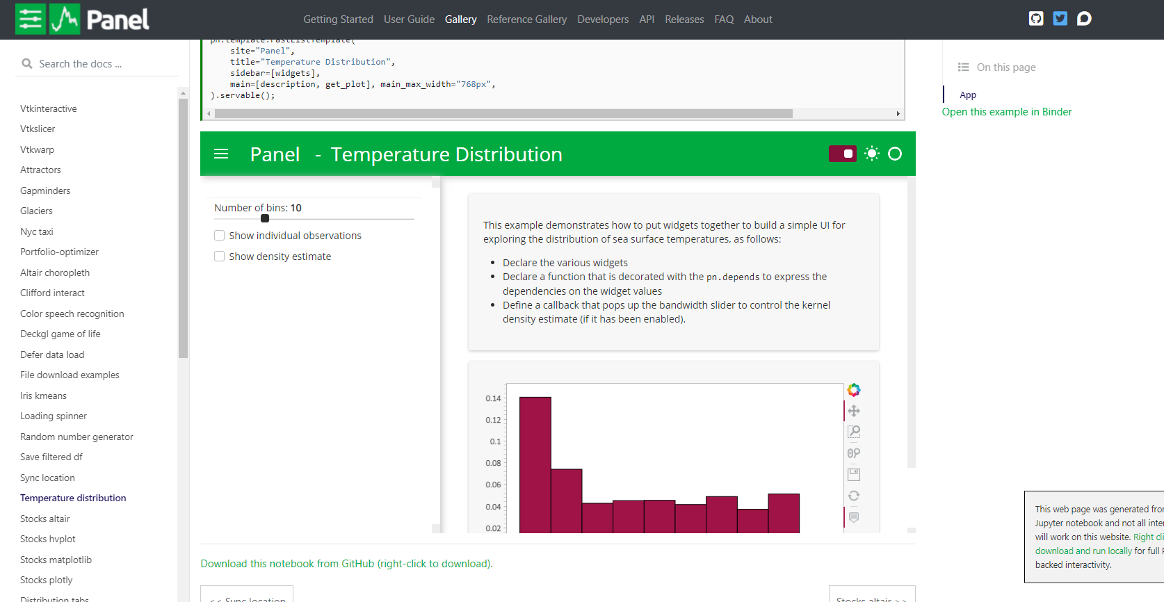 Add "open this app on pyviz" link · Issue #2649 · holoviz/panel · GitHub