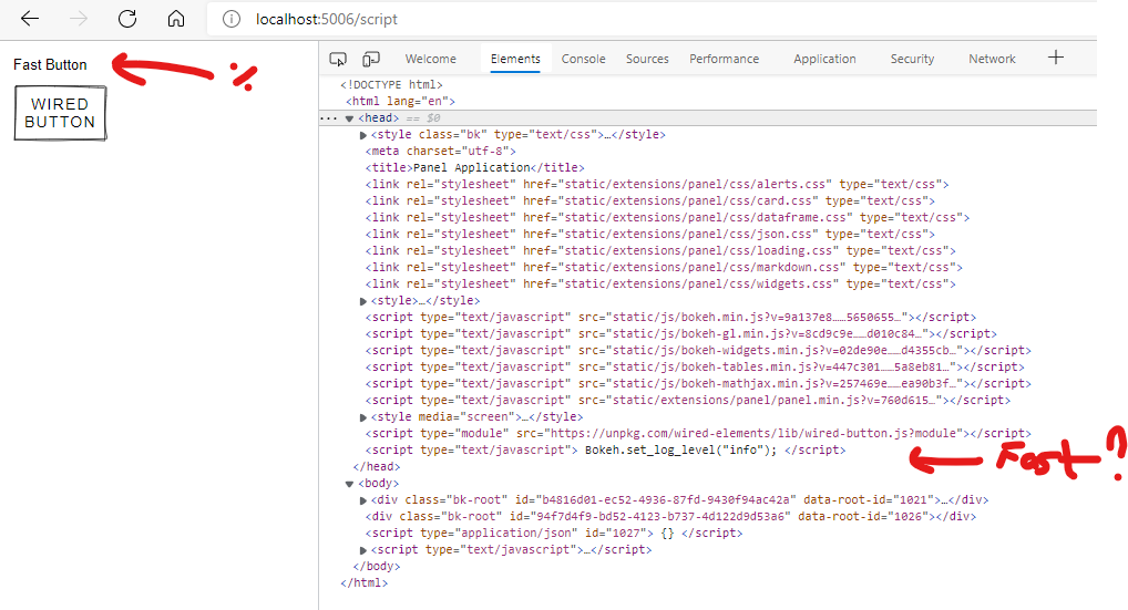 Multiple ReactiveHTML components with the same class name (e.g. Button) does not work · Issue ...