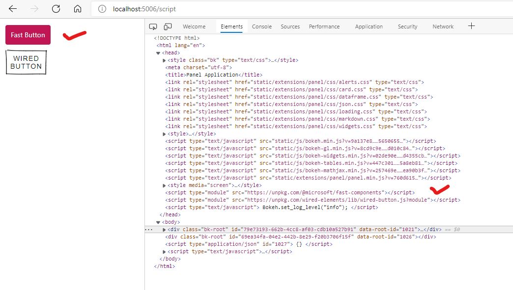 Multiple ReactiveHTML components with the same class name (e.g. Button) does not work · Issue ...
