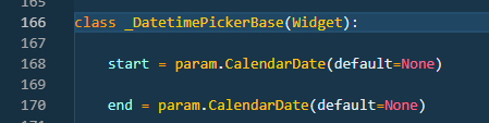 DatetimePicker raises CalendarDate parameter 'start' only takes date types · Issue #3107 ...