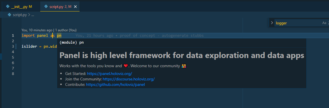 Add docstrings and parameter docstrings where missing · Issue #3131 · holoviz/panel · GitHub