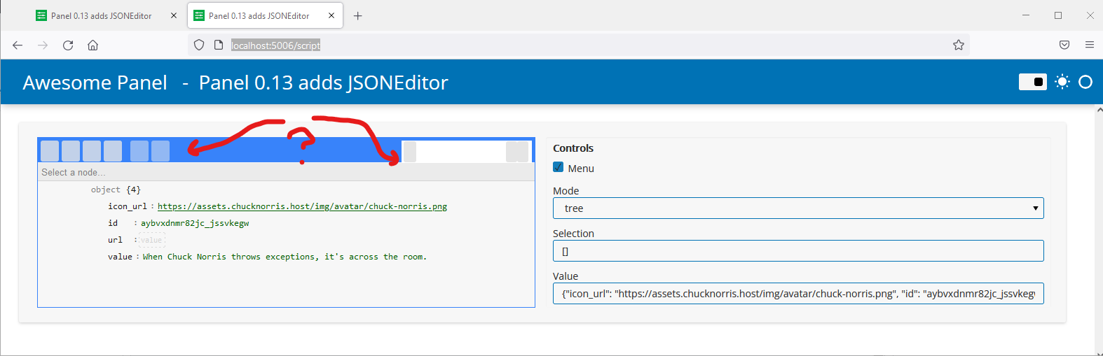 JSONEditor icons not showing in Fast template · Issue #3428 · holoviz/panel · GitHub
