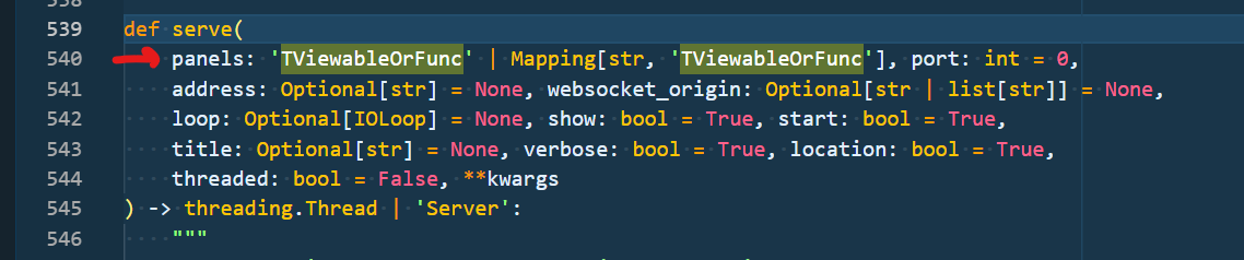 `pn.serve` also accepts string filename · Issue #3649 · holoviz/panel · GitHub