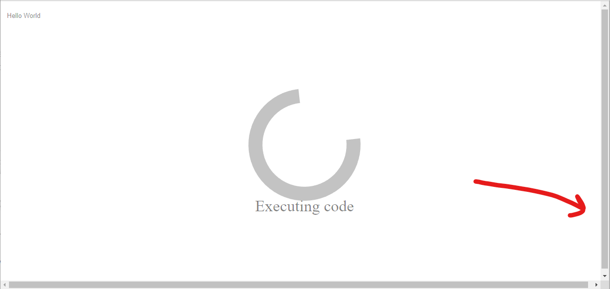 Converted App With Default Template Has Scrollbars While Loading · Issue 3932 · Holovizpanel