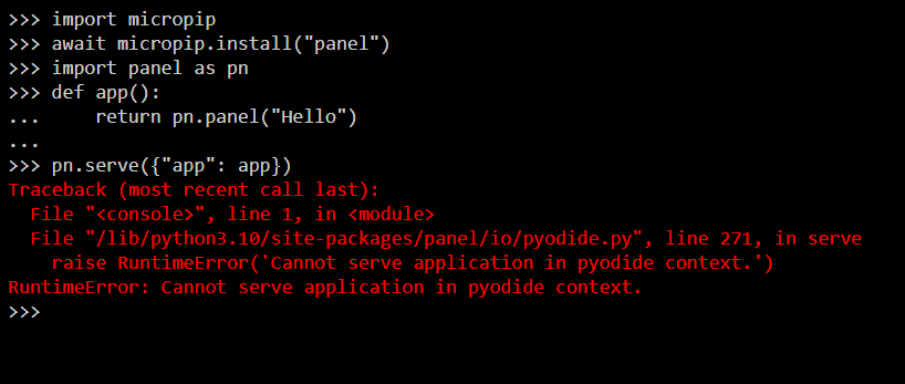 Make it possible to develop with --autoreload client side in webassembly · Issue #4066 · holoviz ...