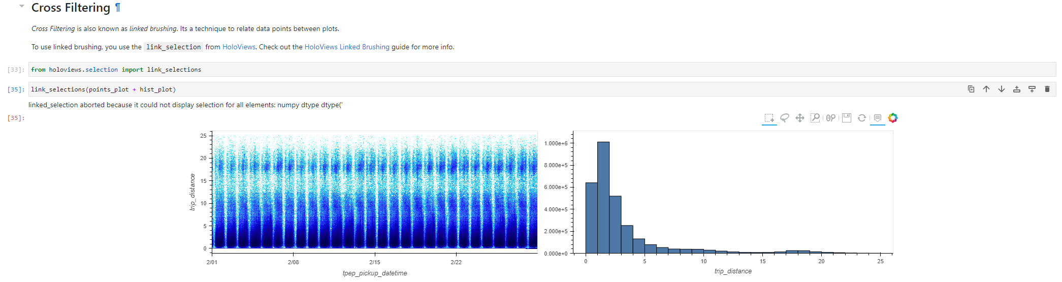 linked selections not working for points + hist plot using ibis+duckdb backend · Issue #5557 ...
