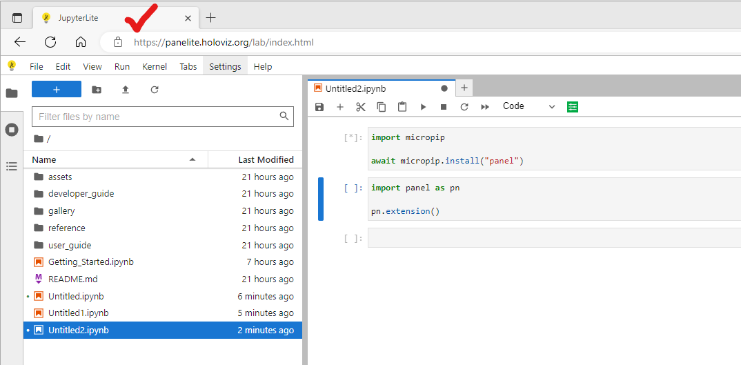 Panelite Is Not Secure · Issue 4208 · Holoviz Panel · Github