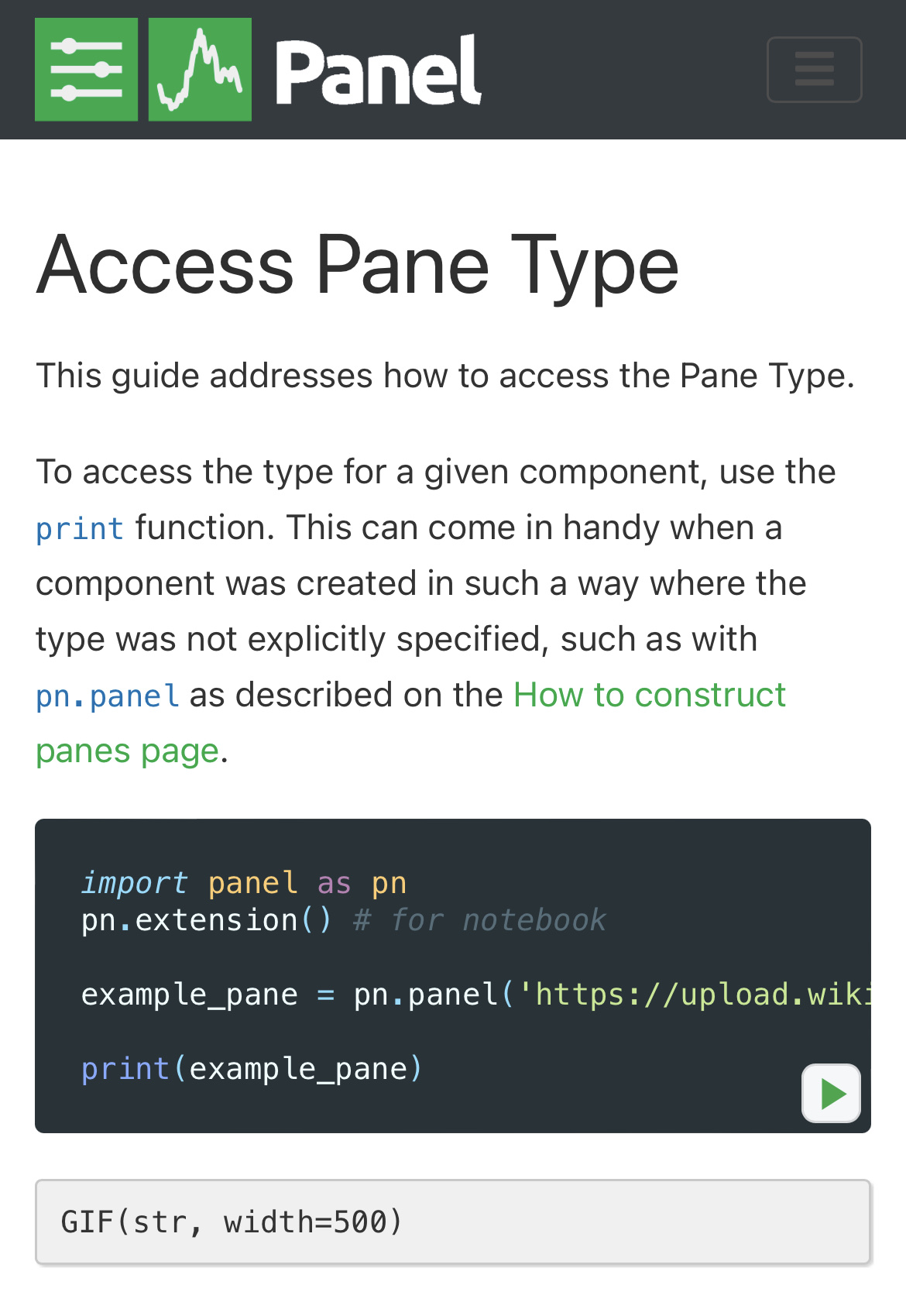 Misspelling in dev docs · Issue #4582 · holoviz/panel · GitHub