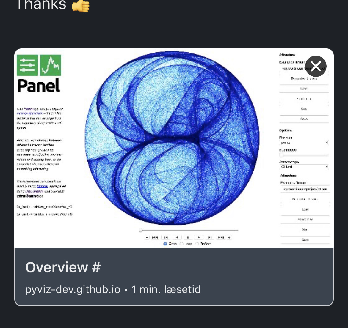 Use best possible picture when sharing docs on LinkedIn. · Issue #4587 · holoviz/panel · GitHub