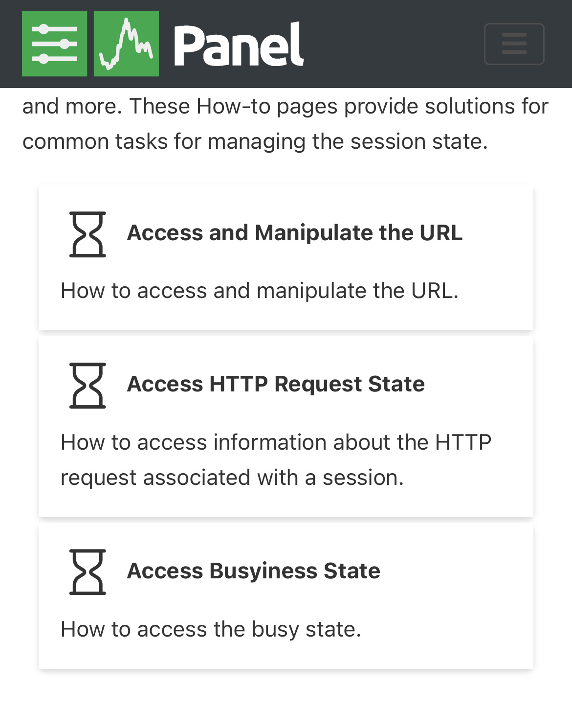 Use relevant icons in Docs · Issue #4590 · holoviz/panel · GitHub