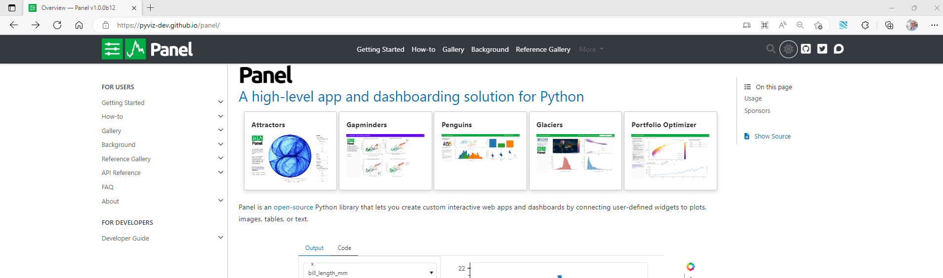 MaterialTemplate for Palmer Penguins not using Roboto font · Issue #4650 · holoviz/panel · GitHub