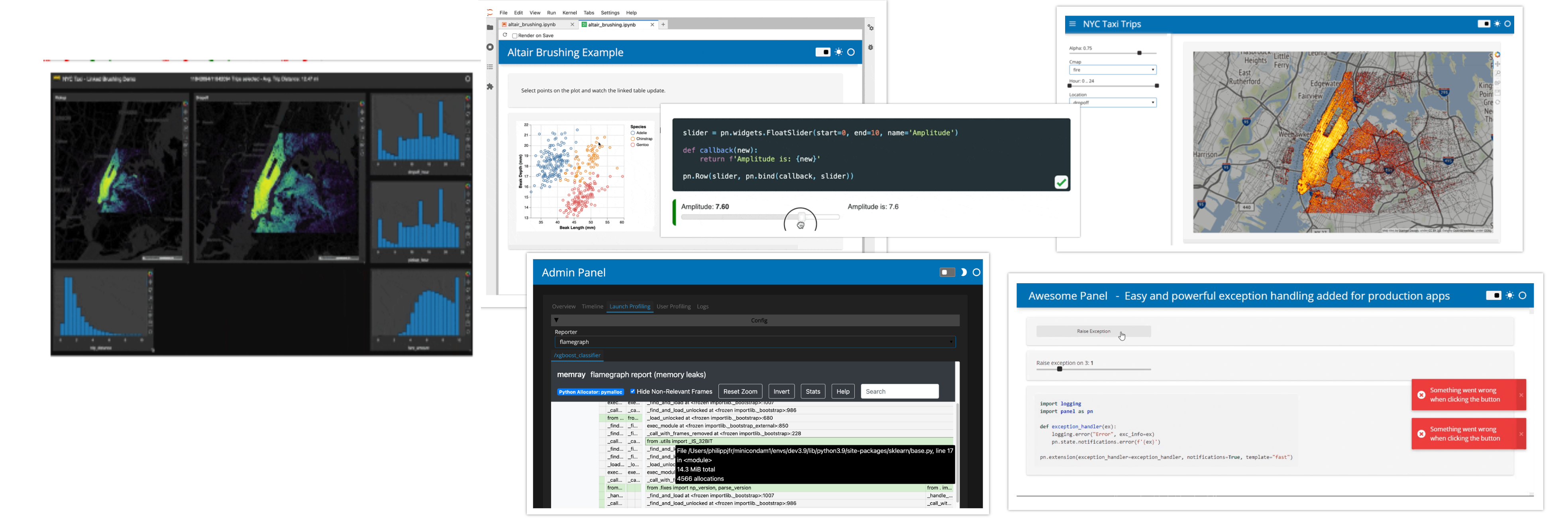 Dev Documentation Issues · Issue #4735 · holoviz/panel · GitHub