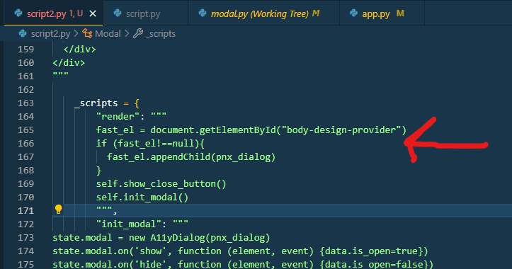 ReactiveHTML cannot find element outside of shadow dom · Issue #5124 · holoviz/panel · GitHub