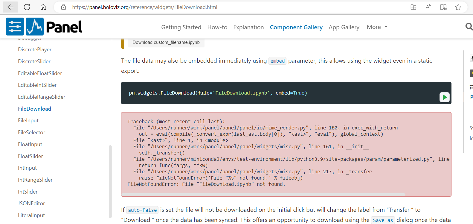 FileDownload guide: FileNotFoundError · Issue #5289 · holoviz/panel ... FileDownload guide: FileNotFoundError · Issue #5289 · holoviz/panel ...