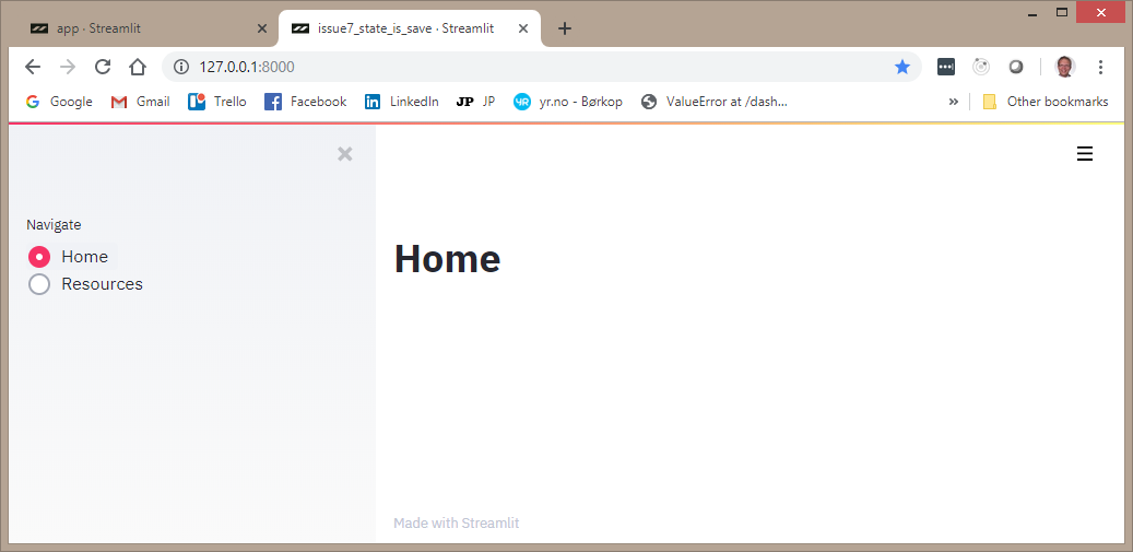 selectbox not working as expected when "navigating between pages" · Issue #389 · streamlit ...