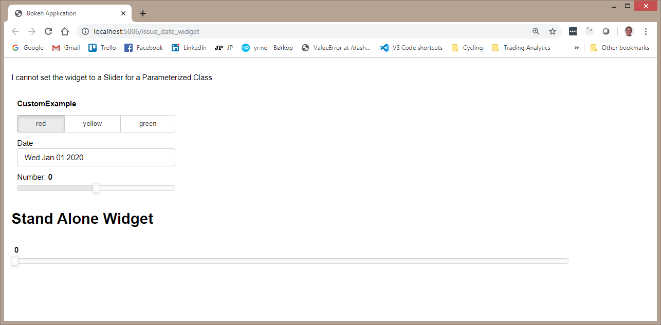 Param cannot use DatePicker as widget for Parameterized Class · Issue #921 · holoviz/panel · GitHub