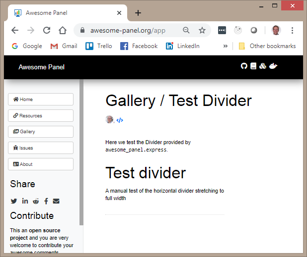 Divider isn't documented in reference gallery · Issue #946 · holoviz ...