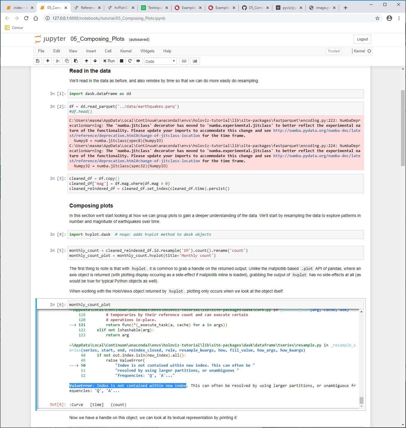 05_Composing_Plots.ipynb raises ValueError: Index is not contained within new index · Issue #256 ...